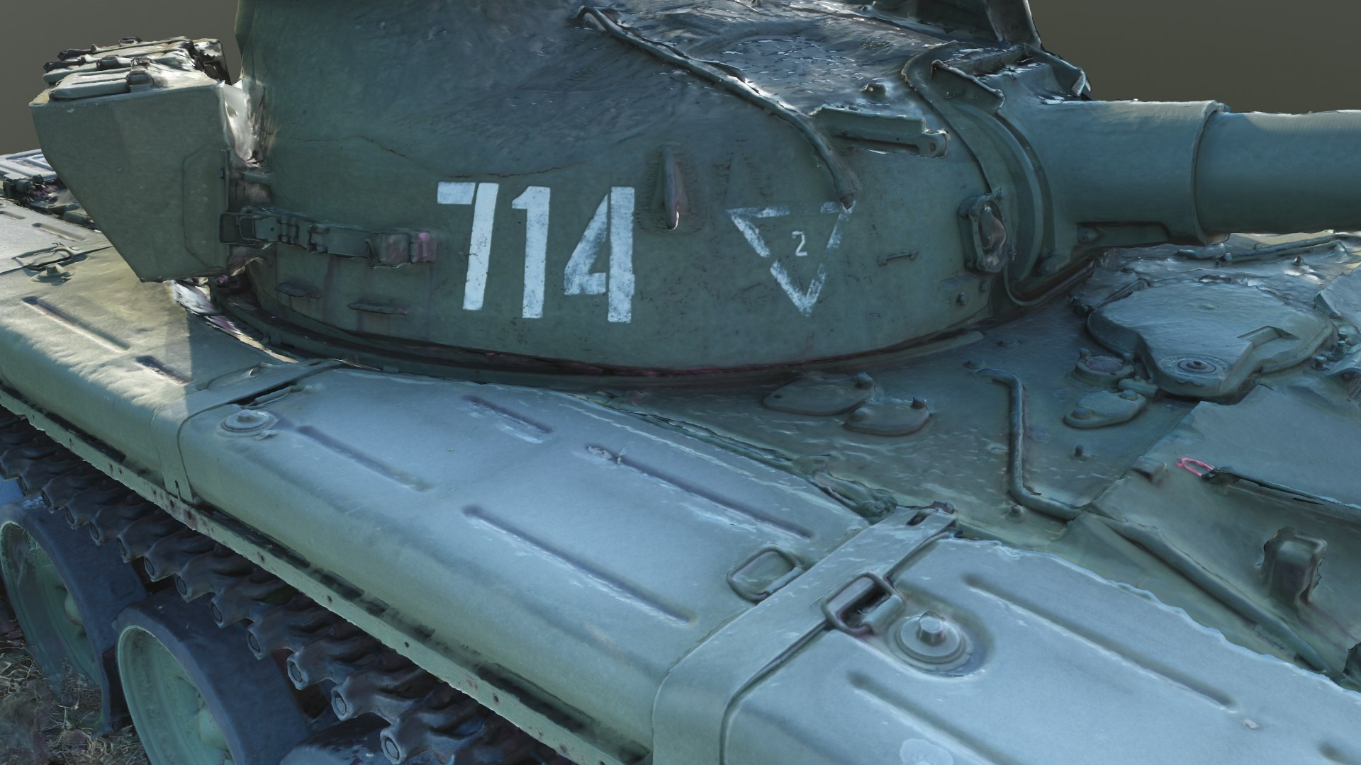 T-72 Main Battle Tank Photogrammetry Scan model - TurboSquid 2179486