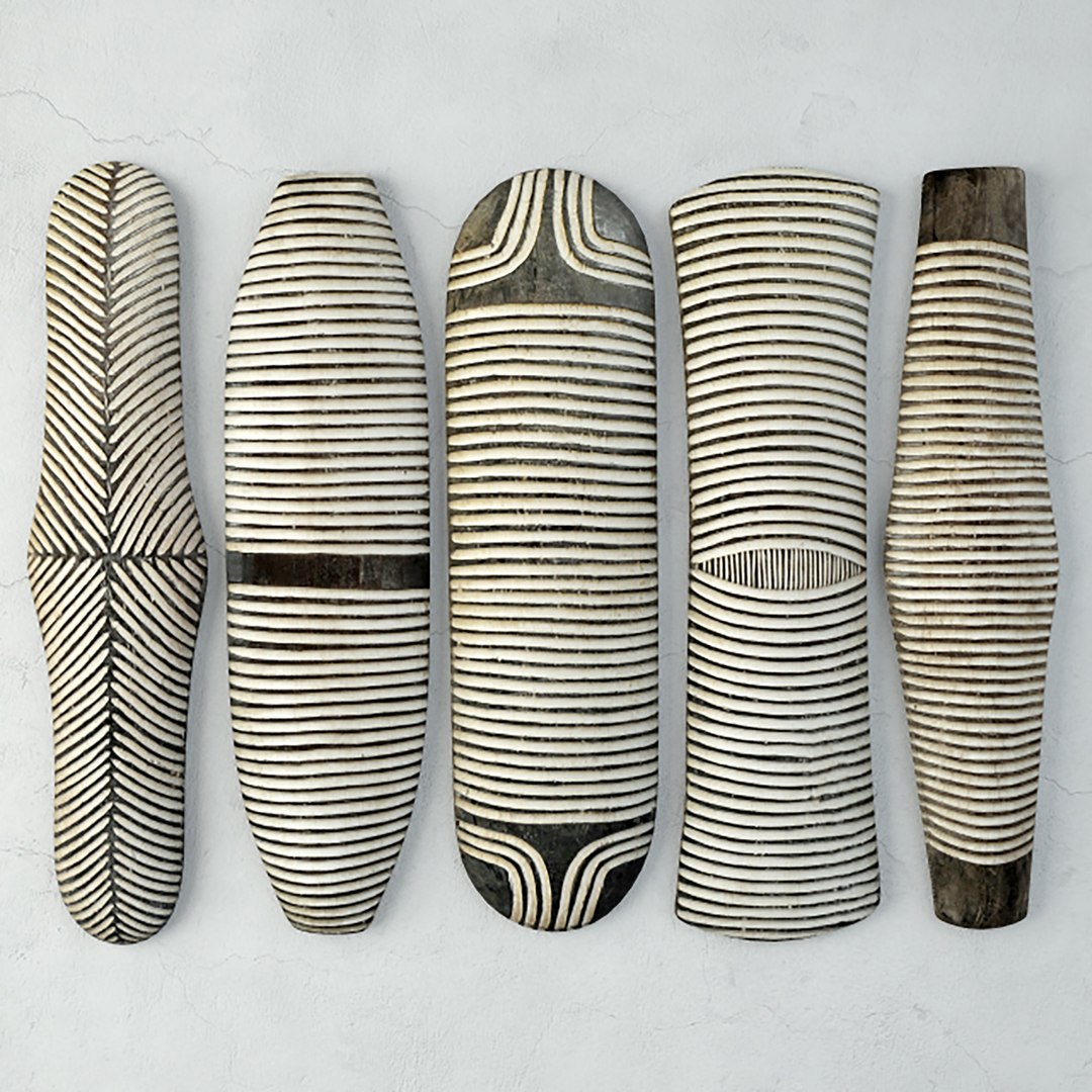 3D Zulu Elongated Shields 3 - TurboSquid 2119607