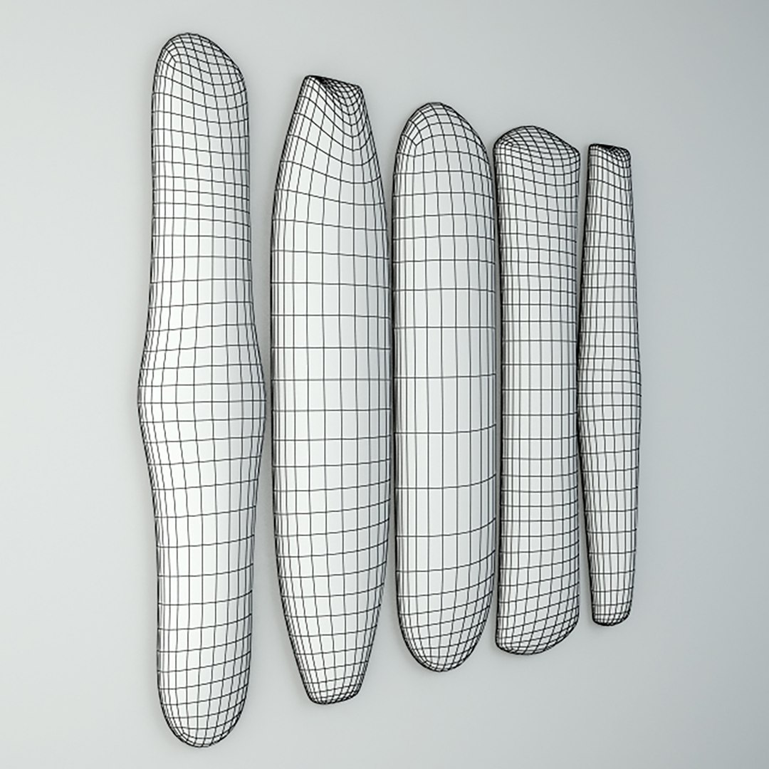 3D Zulu Elongated Shields 3 - TurboSquid 2119607