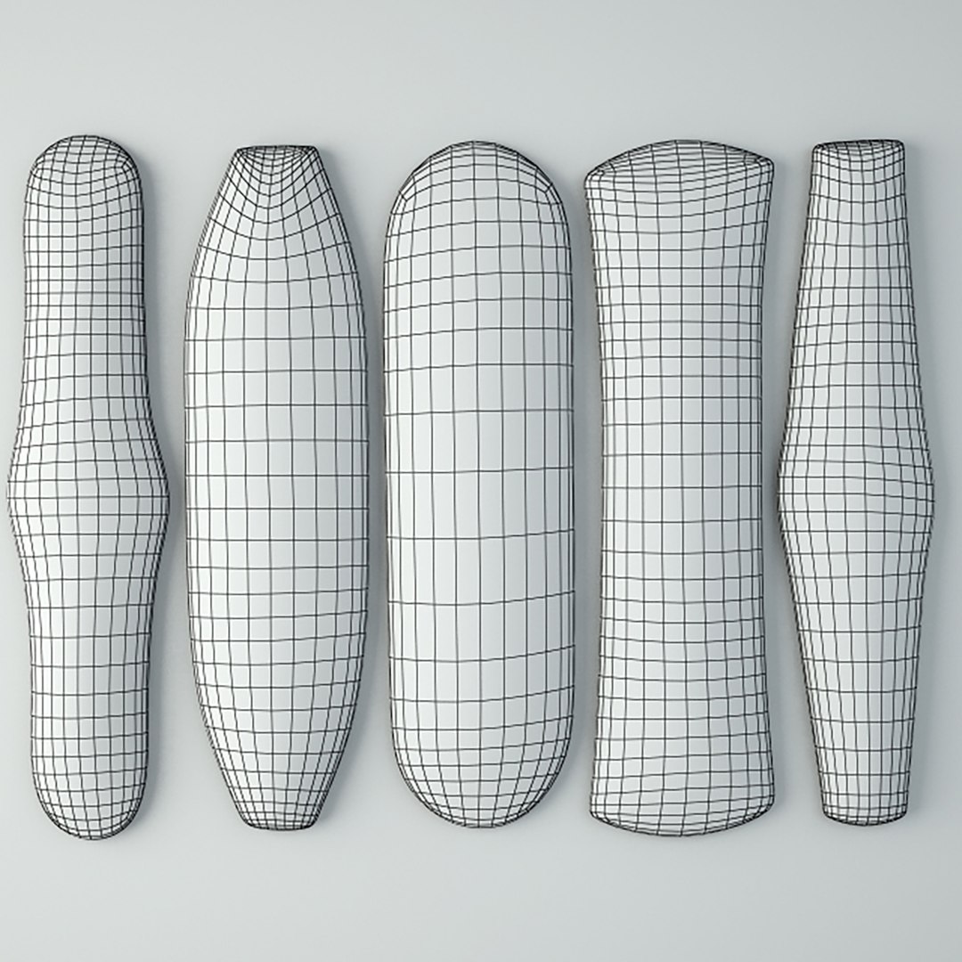 3D Zulu Elongated Shields 3 - TurboSquid 2119607