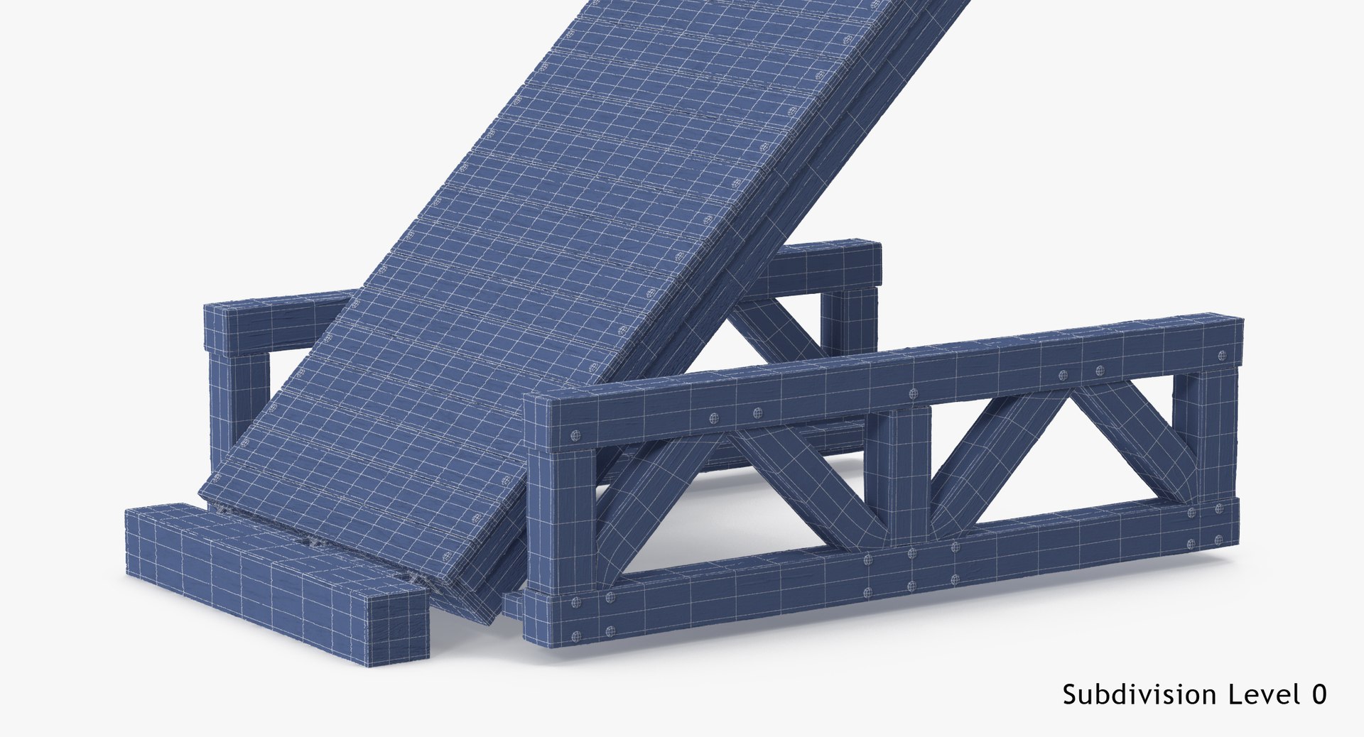drawbridge 02 - 3d model