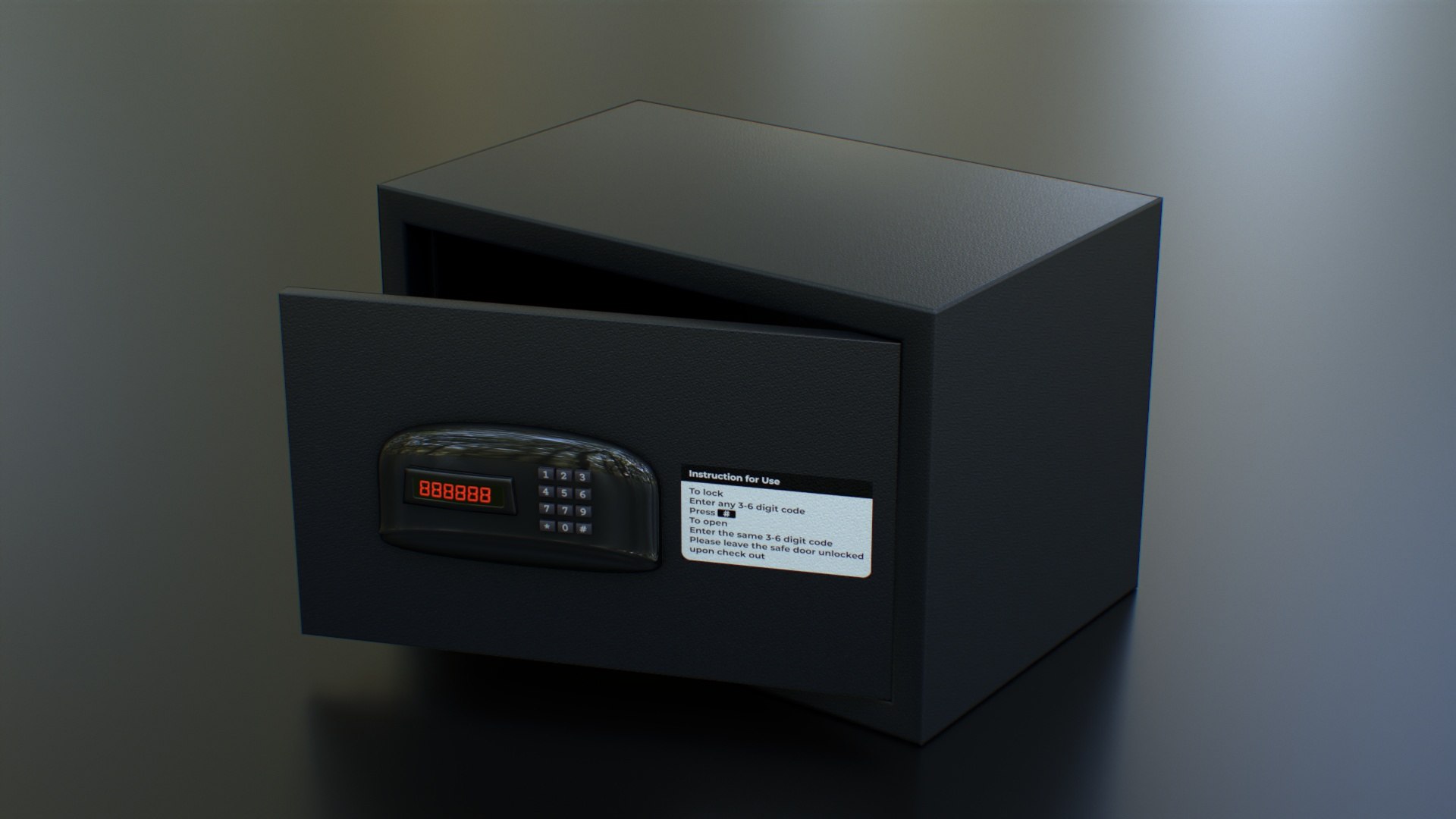 Safety Locker 3D Model - TurboSquid 2072905