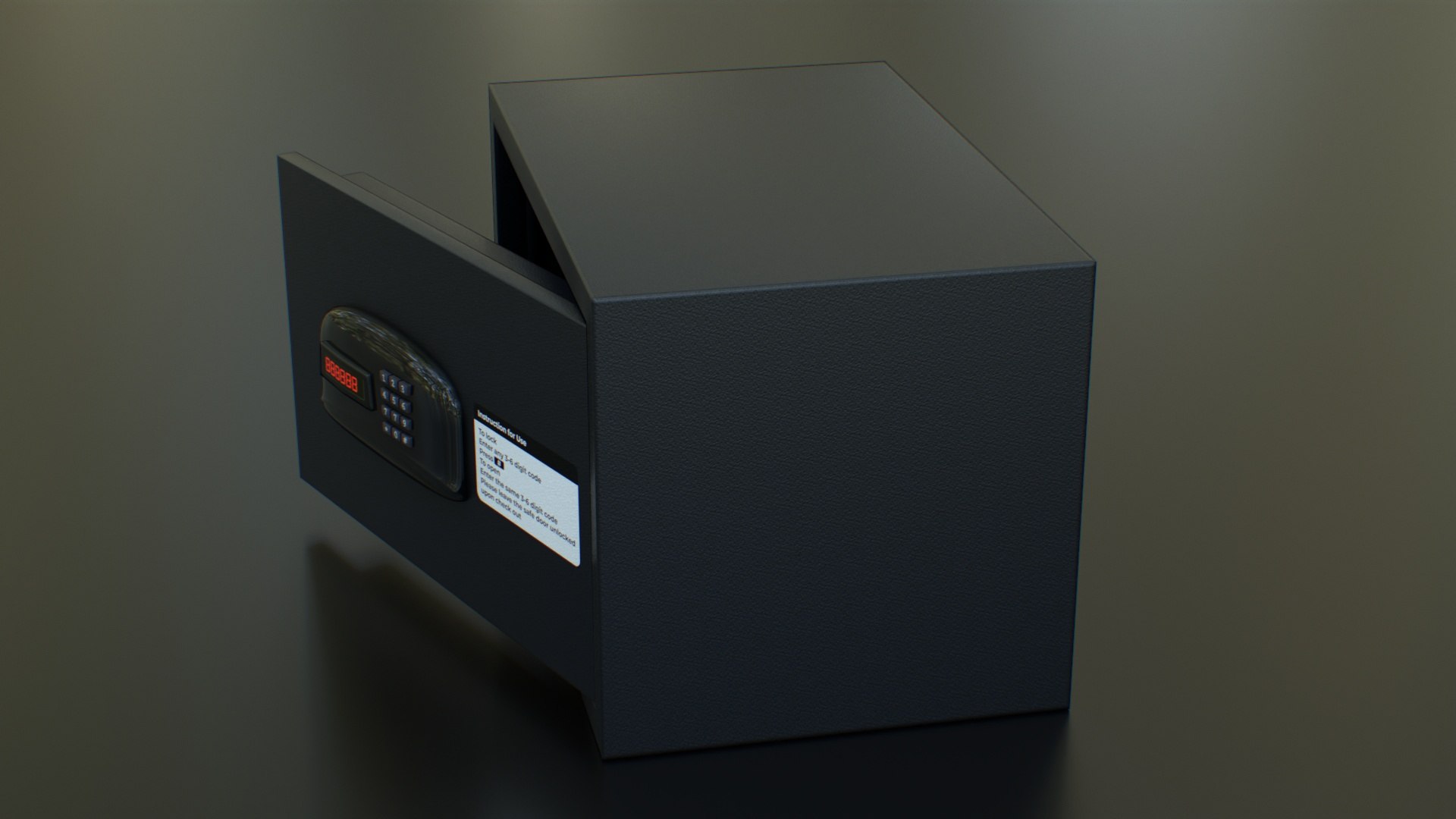 Safety Locker 3D Model - TurboSquid 2072905