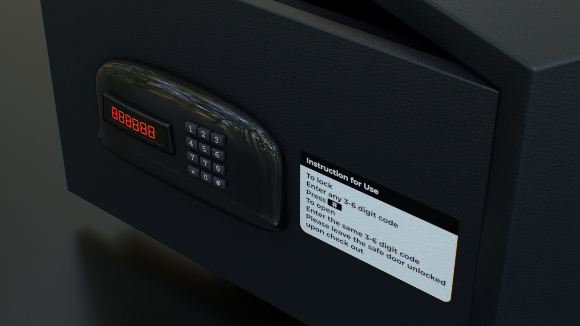 Safety Locker 3D Model - TurboSquid 2072905