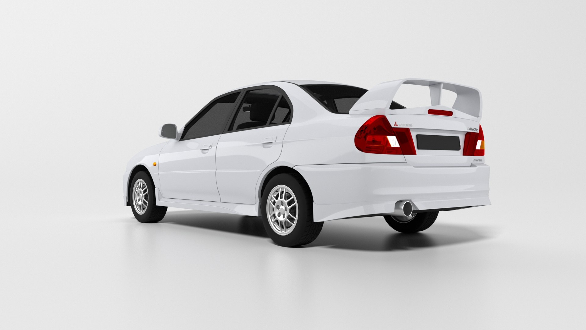 3D Mitsubishi Lancer Evolution EVO IV - TurboSquid 2364938
