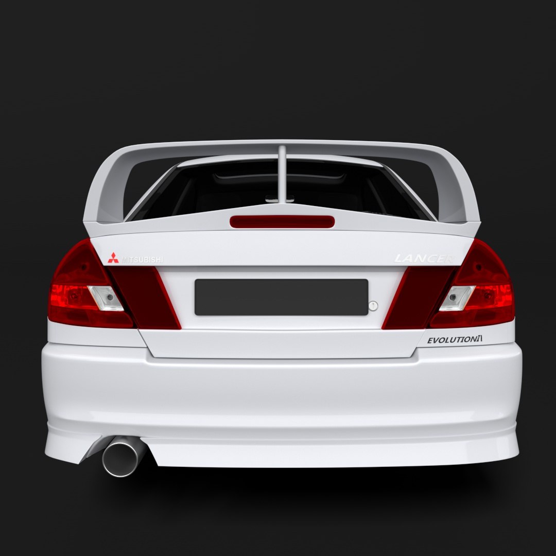 3D Mitsubishi Lancer Evolution EVO IV - TurboSquid 2364938