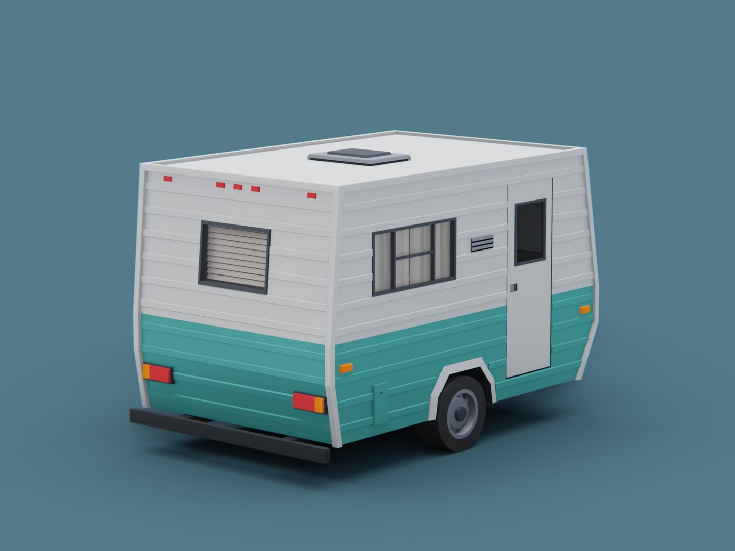 Camper trailer and motorhome pack 3D model - TurboSquid 2044753