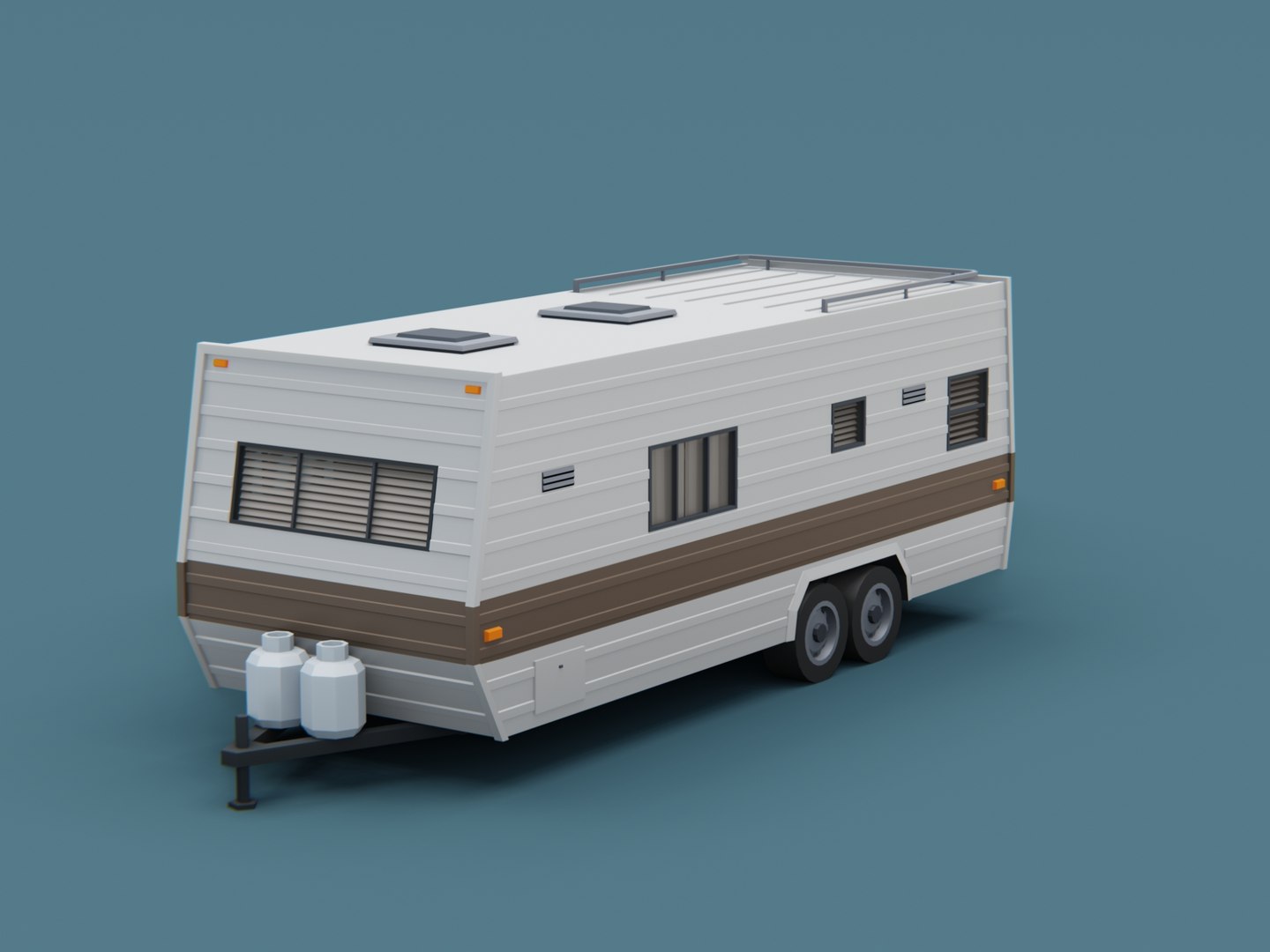 Camper trailer and motorhome pack 3D model - TurboSquid 2044753