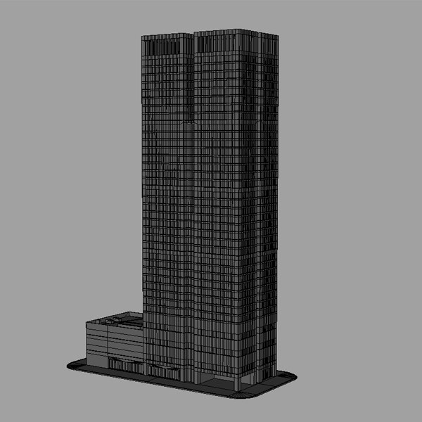 building skyscrapers 3d model
