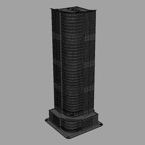 building skyscrapers 3d model