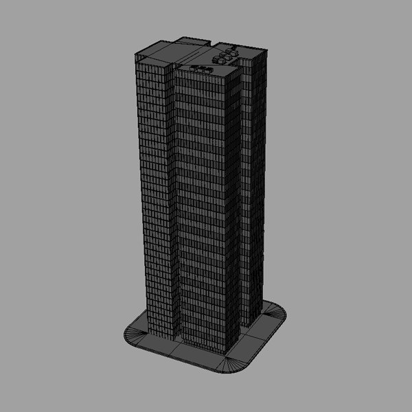 building skyscrapers 3d model
