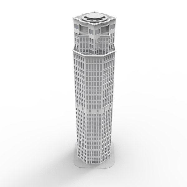 building skyscrapers 3d model
