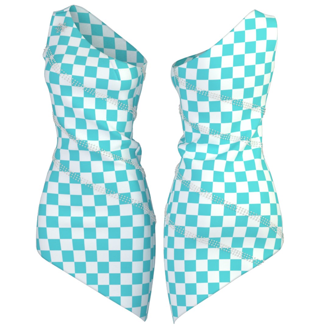 3d dress accessories model