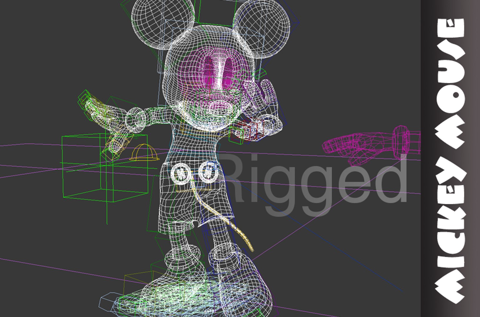 max rigged animation