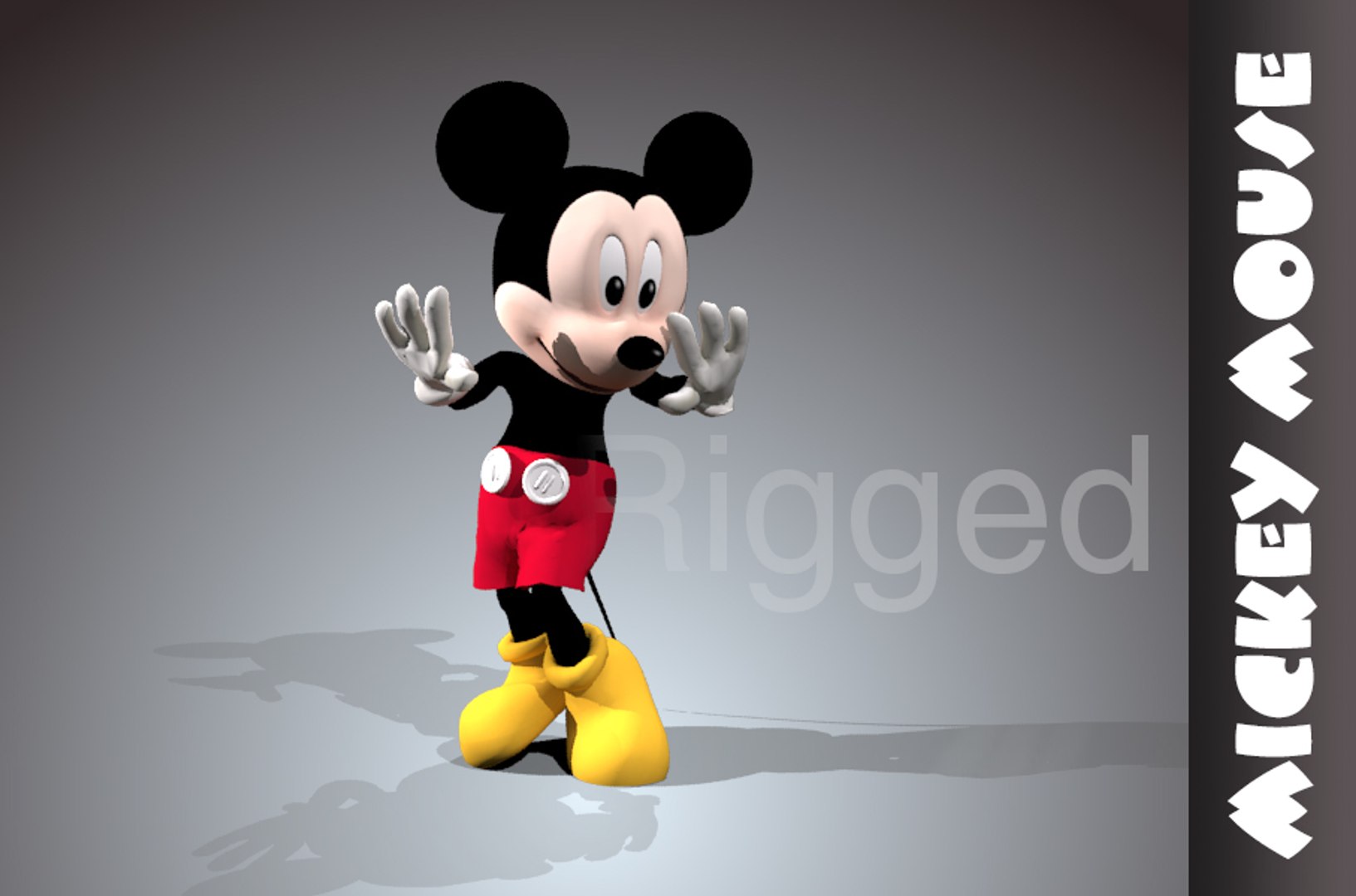 max rigged animation