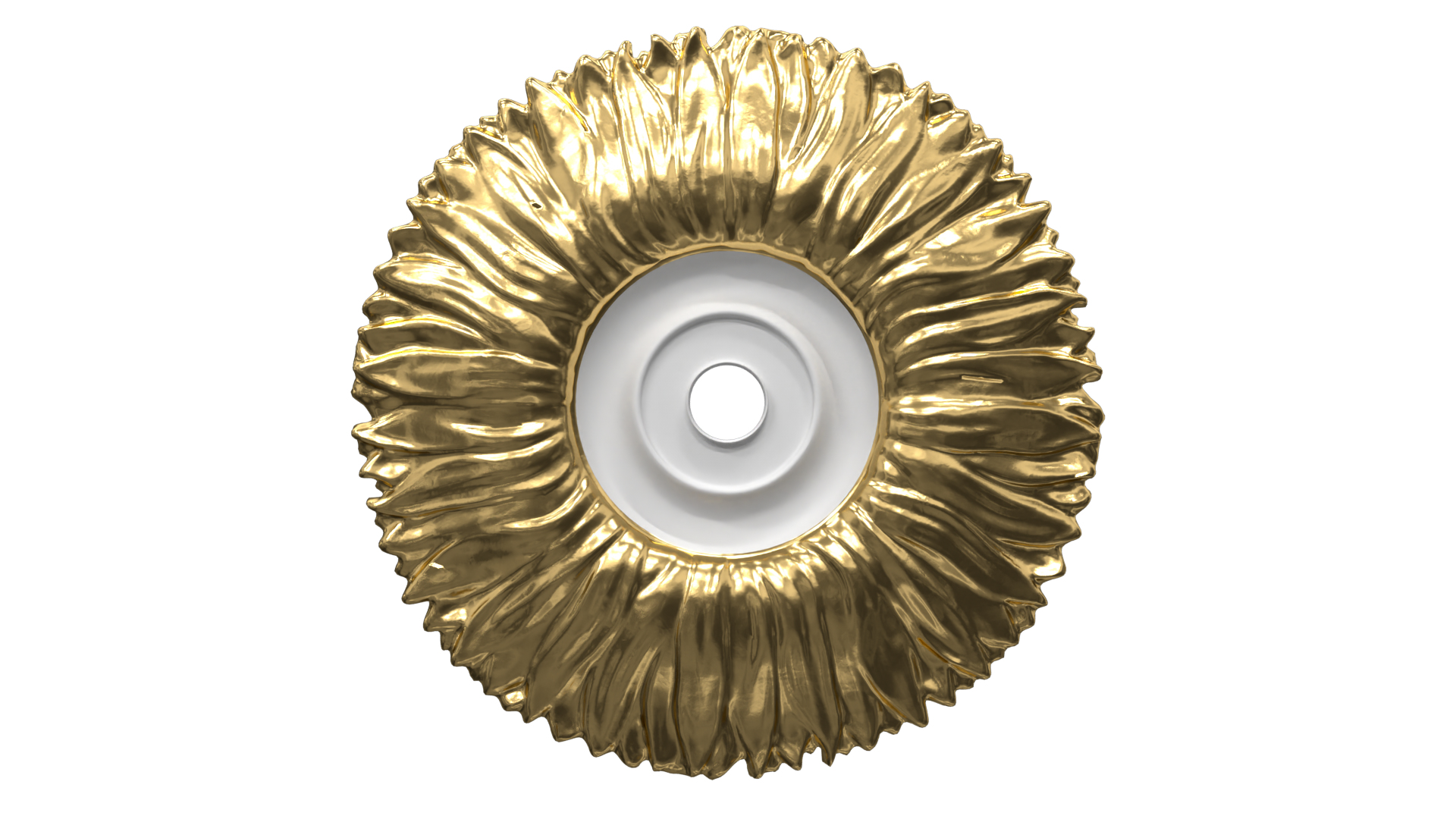 Ceiling Sockets Gypsum Plaster DR125 3D - TurboSquid 2031559