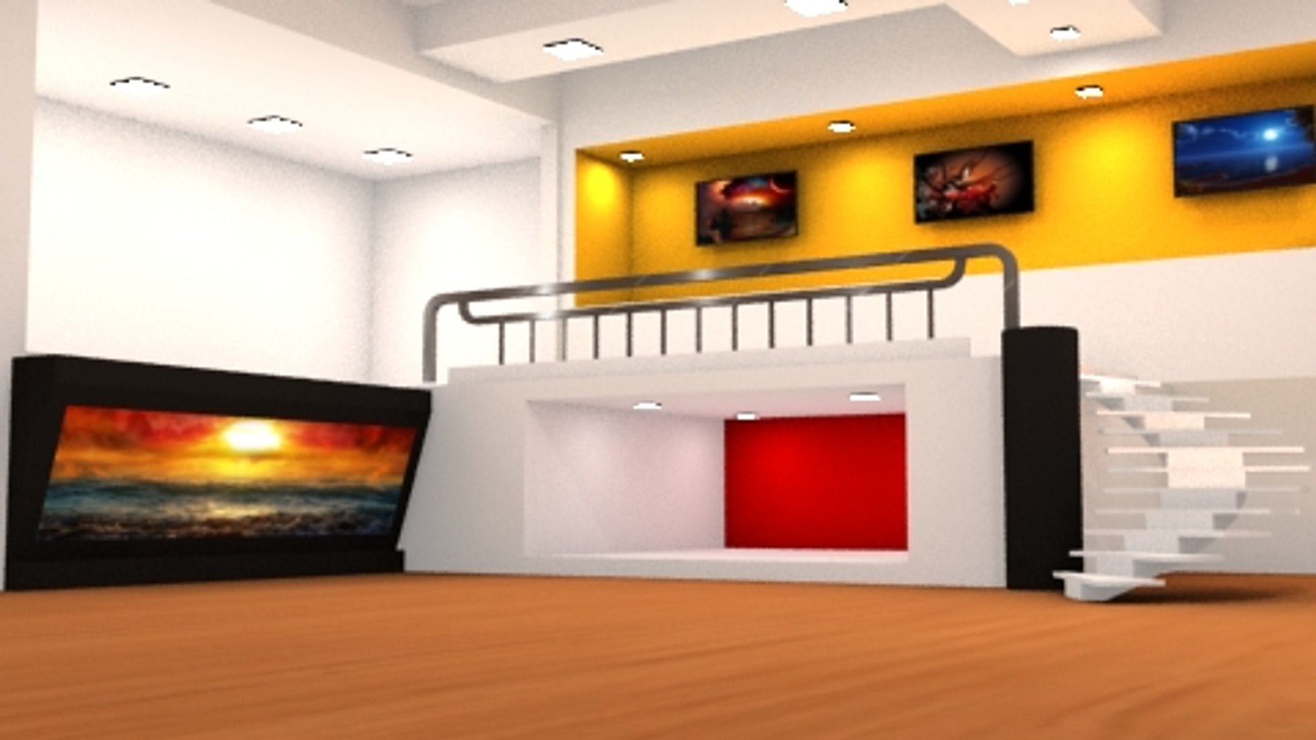 3d Model Virtual Set