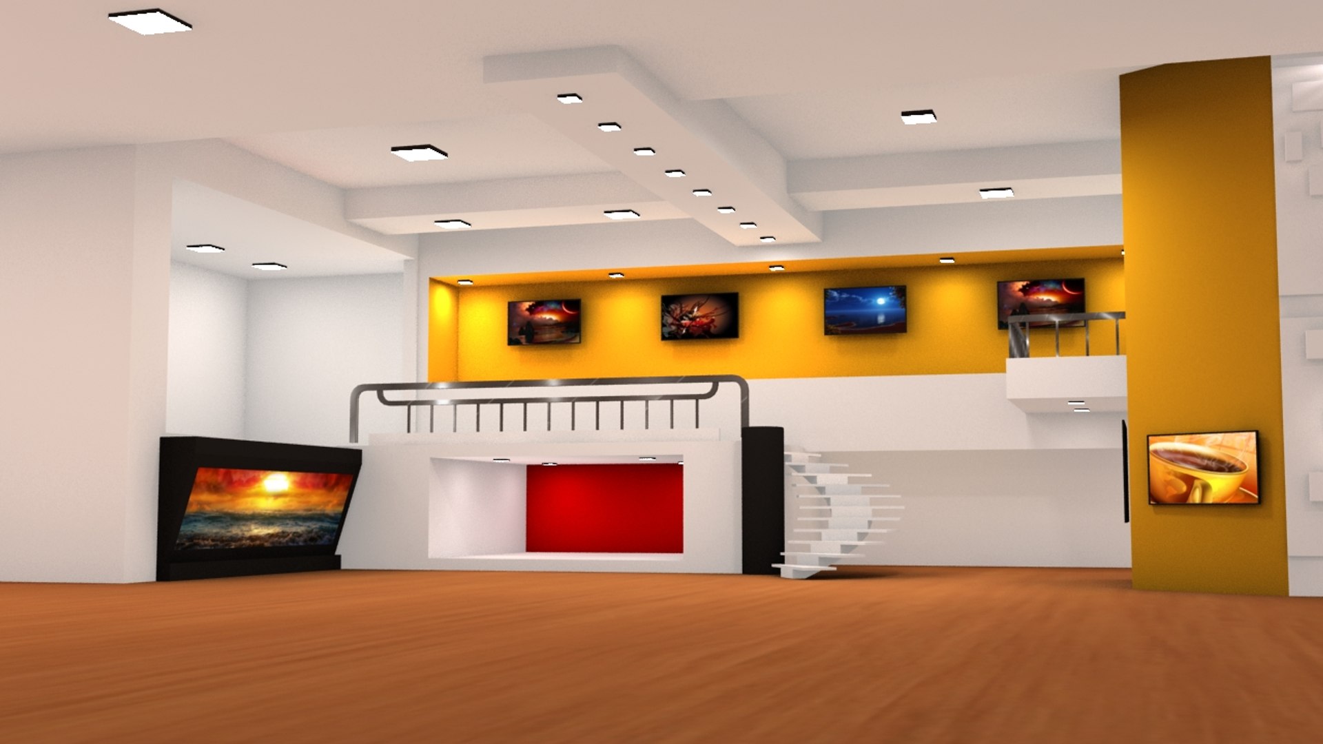 3d Model Virtual Set