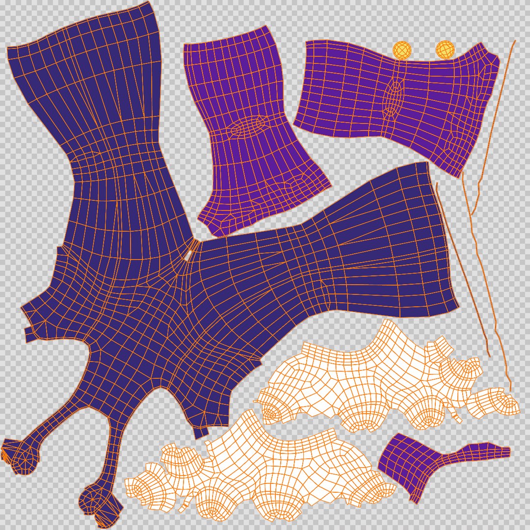 waluigi cartoon character 3d model