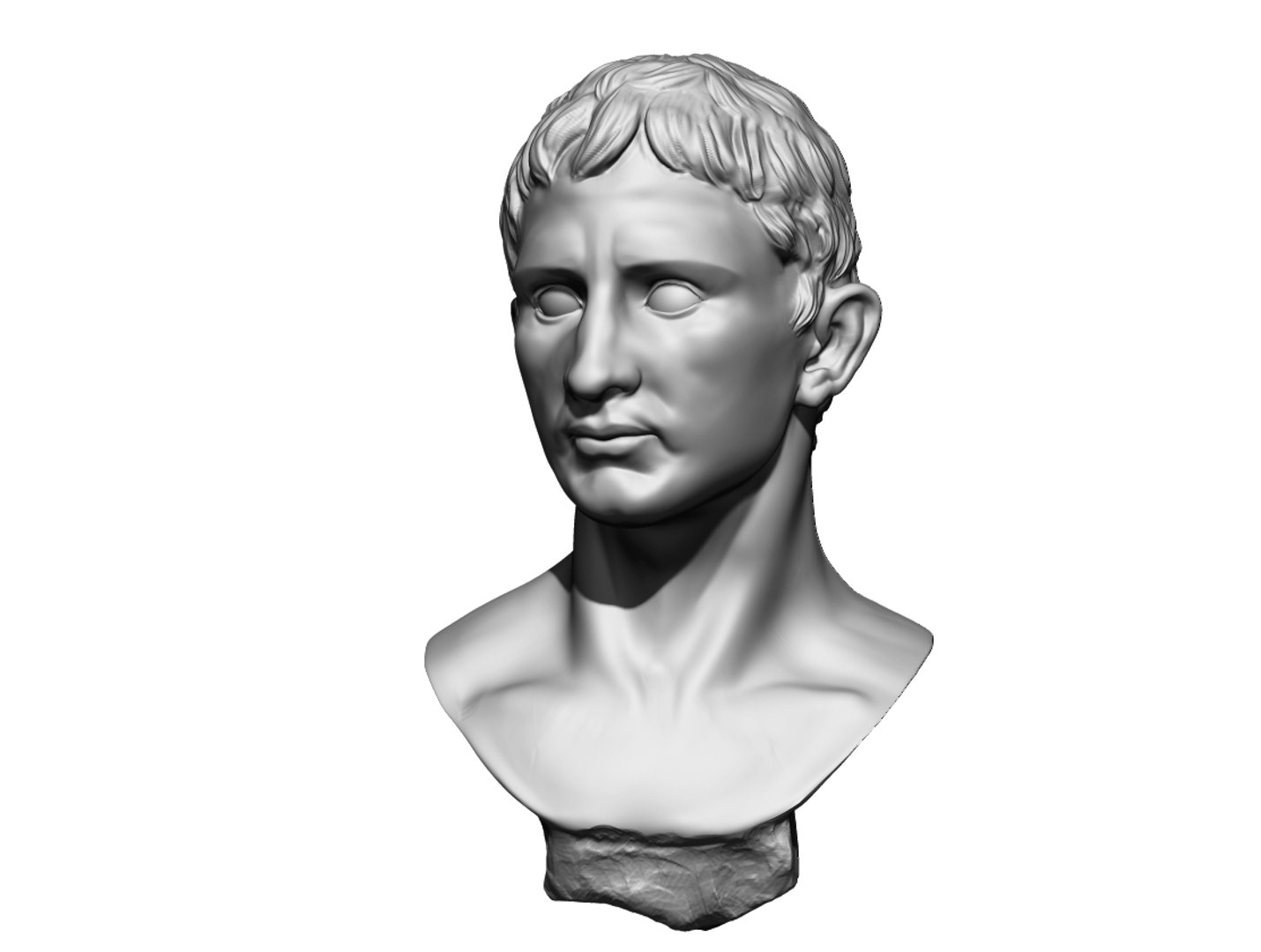 3d Bust Augustus