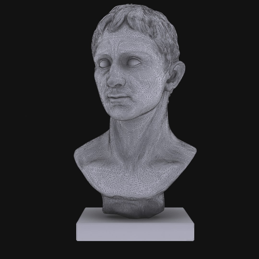 3d Bust Augustus