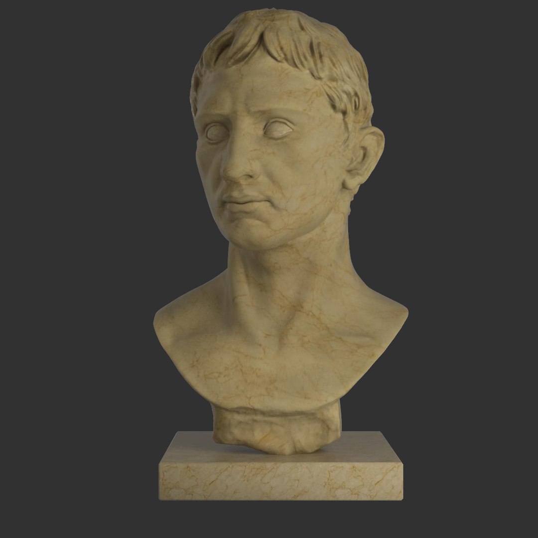 3d Bust Augustus
