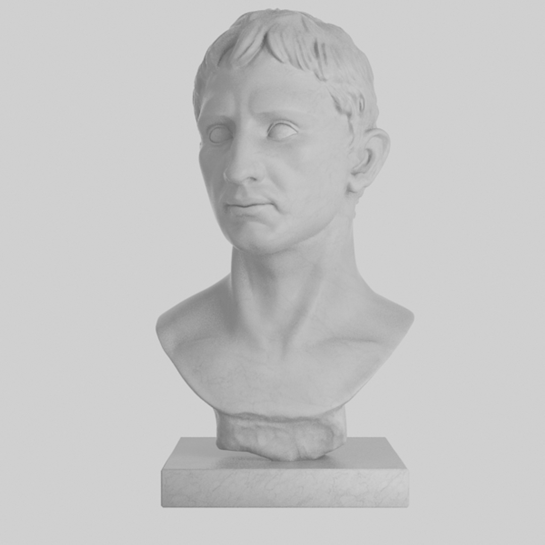 3d Bust Augustus