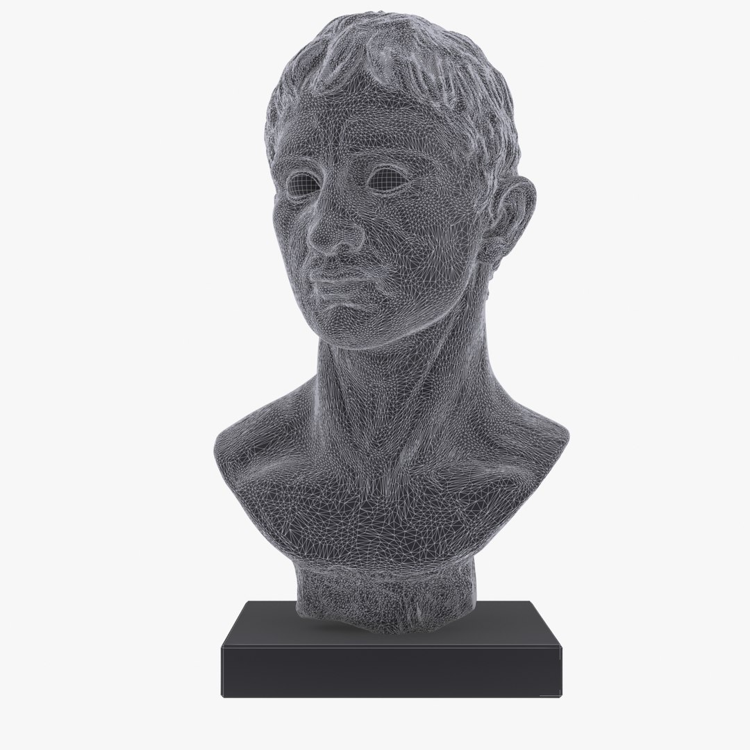 3d Bust Augustus