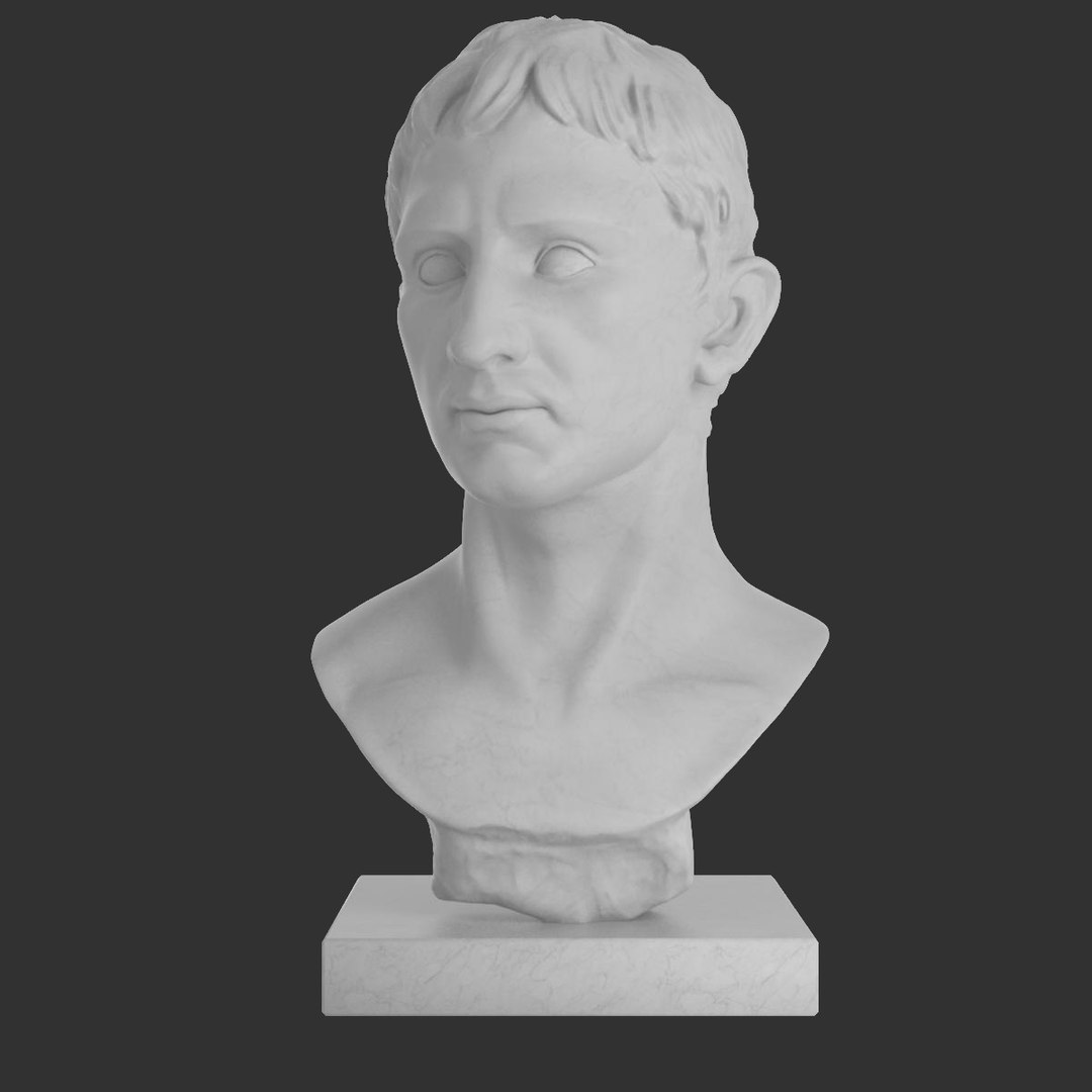 3d Bust Augustus