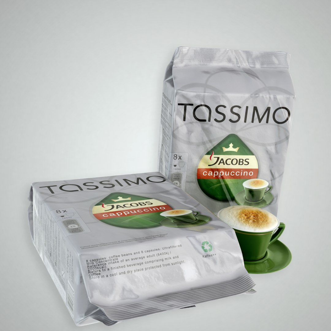 3d Tassimo T Package Model