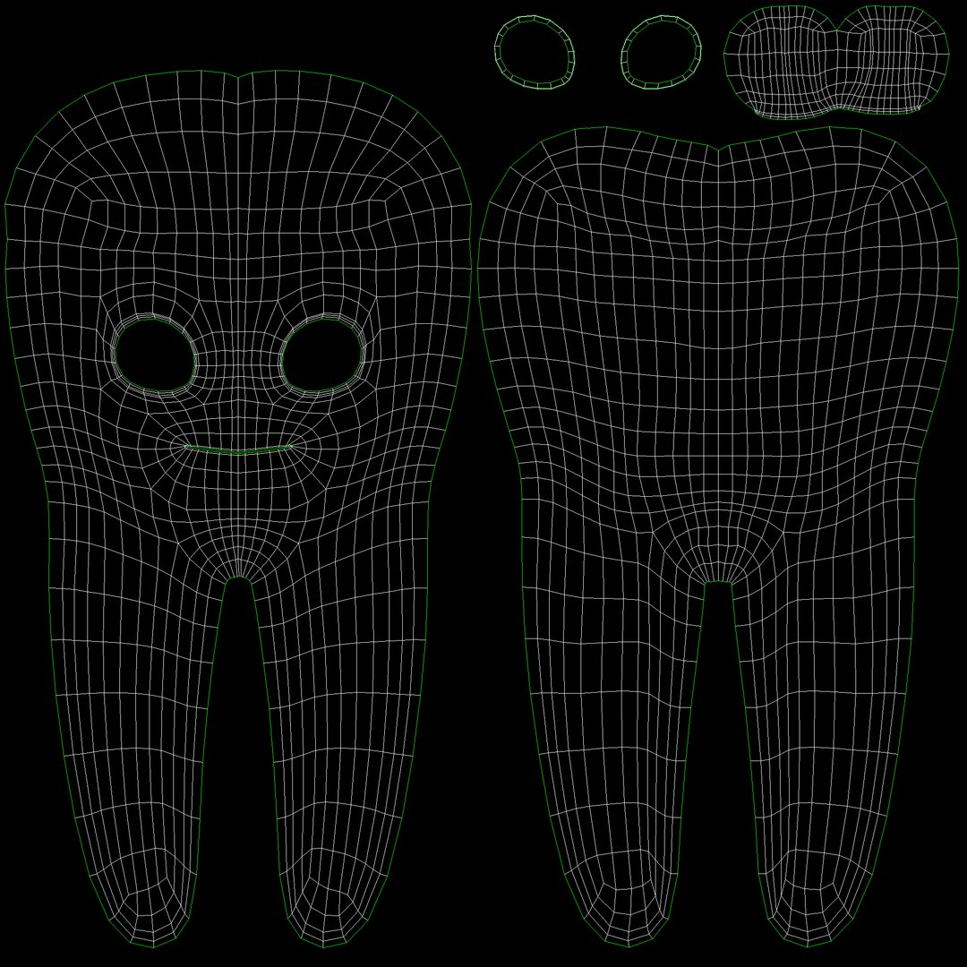 Toon Tooth Rigged With CatRIG 3D Model - TurboSquid 2357814