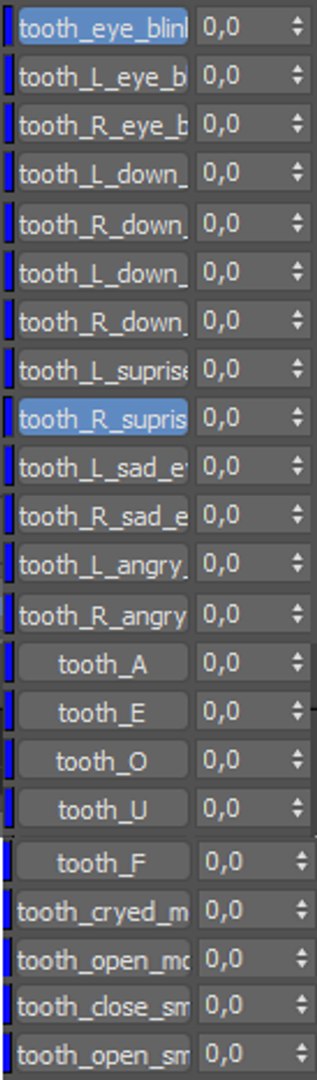 Toon Tooth Rigged With CatRIG 3D Model - TurboSquid 2357814