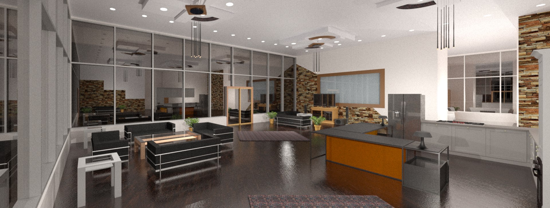 3D Revit Residential Complex - TurboSquid 1460499