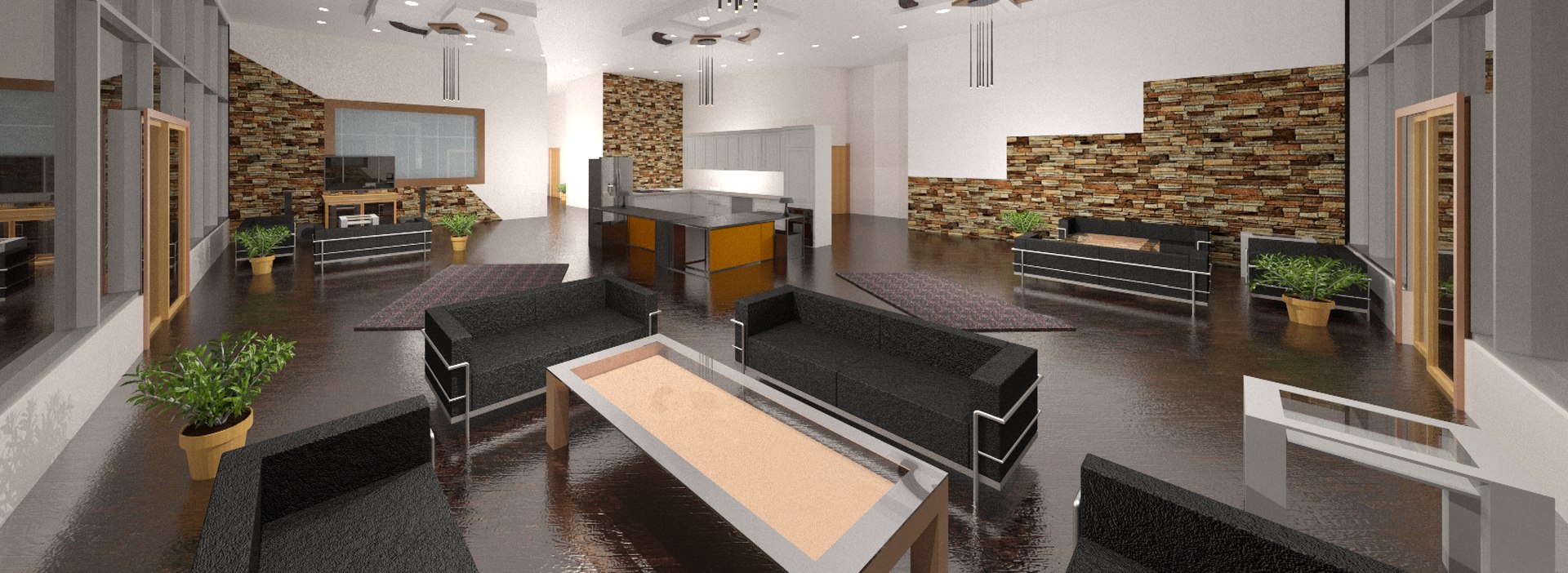 3D Revit Residential Complex - TurboSquid 1460499