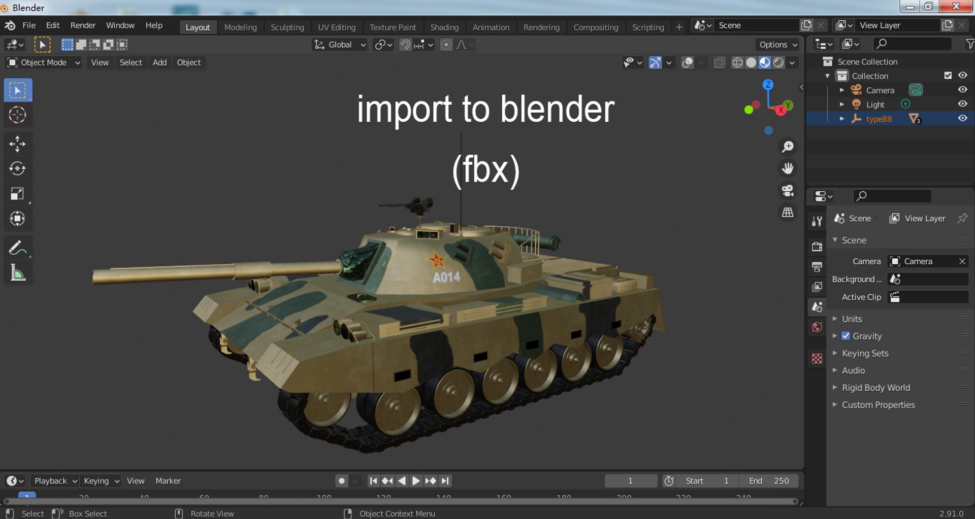 Chinese Type88 Main Battle Tank 3D Model - TurboSquid 2210858