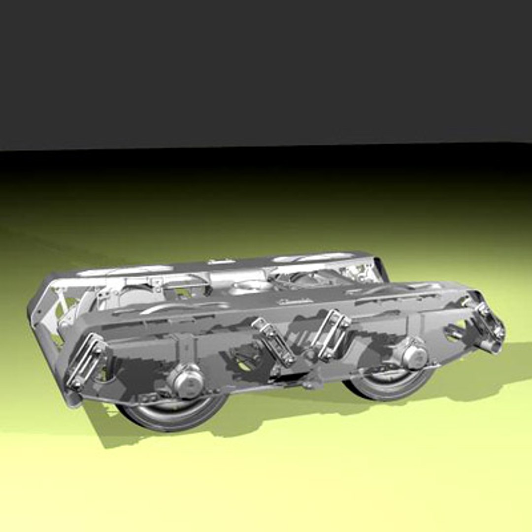 3d model bogie wagon