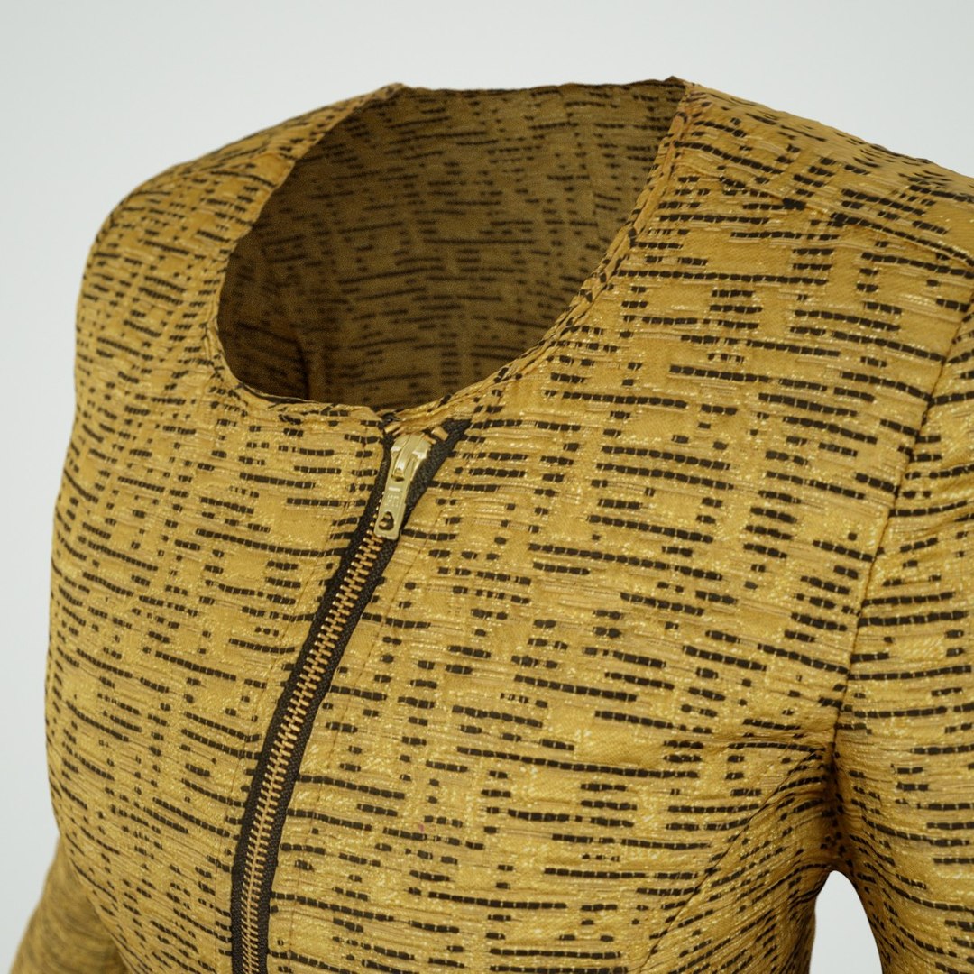 3d Gold Jacket Model