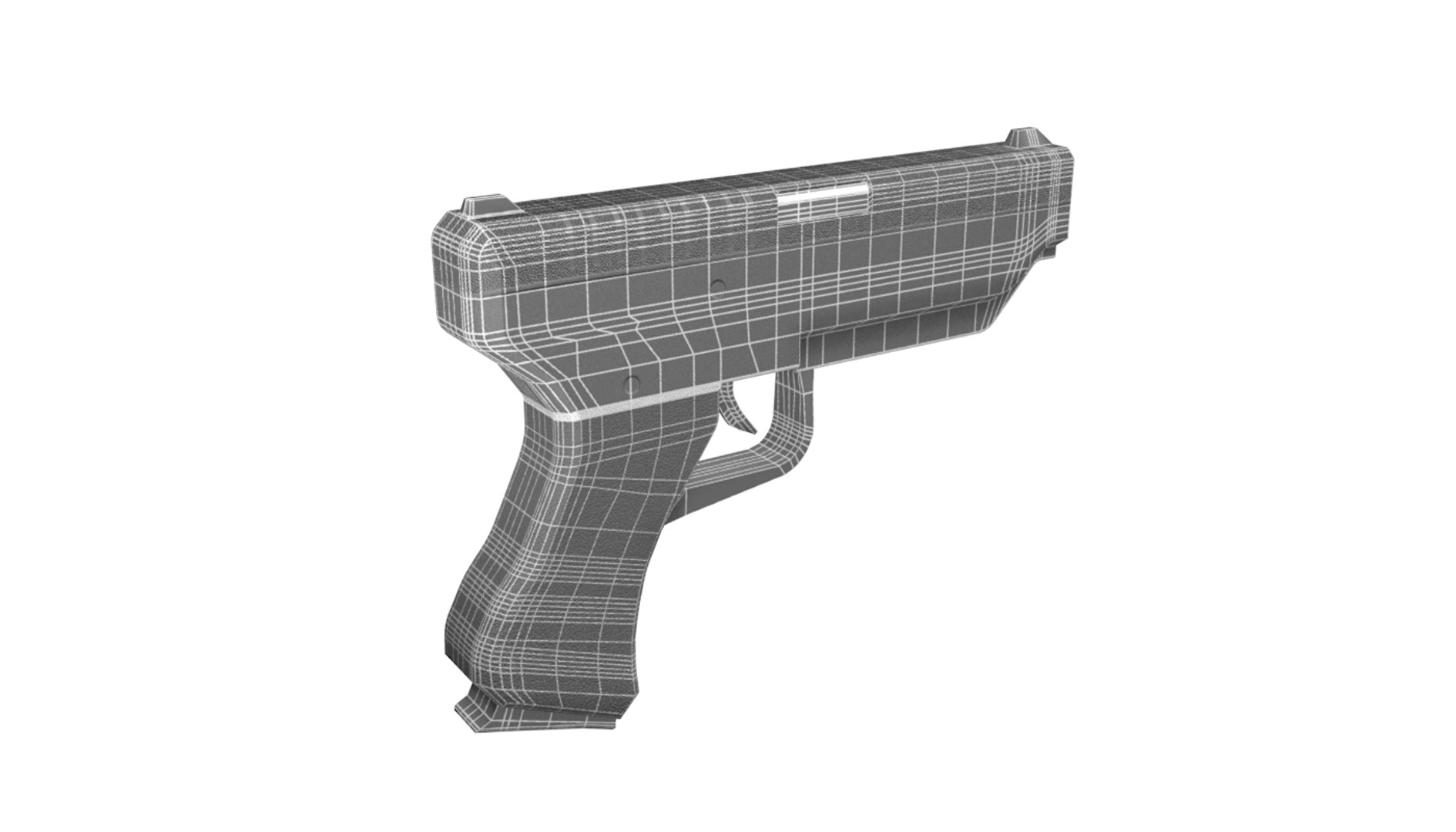 3D Pistol Design Model - TurboSquid 1210600
