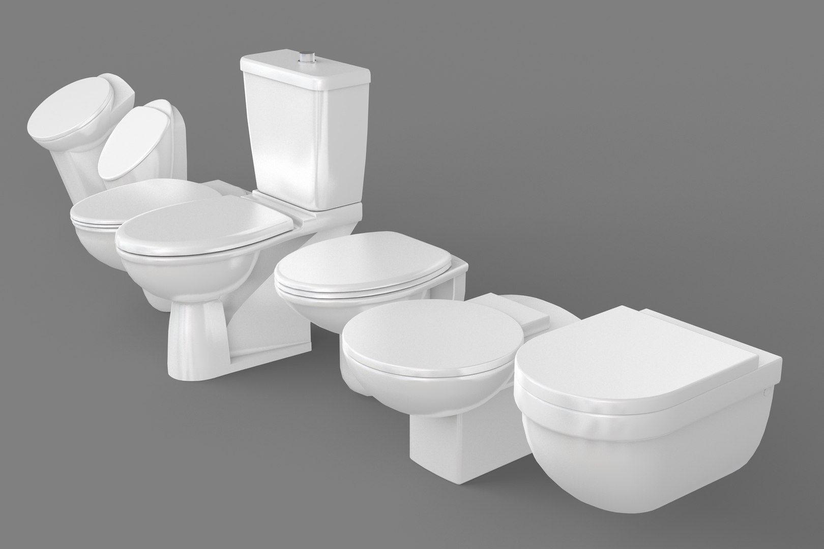 3D Toilet Collection - TurboSquid 2176989