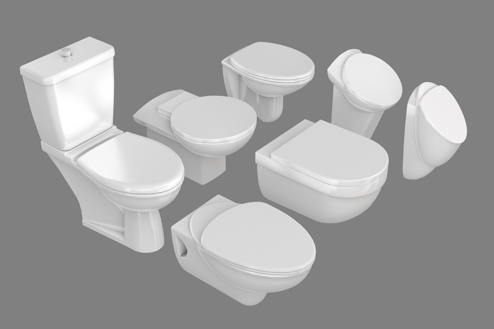 3D Toilet Collection - TurboSquid 2176989
