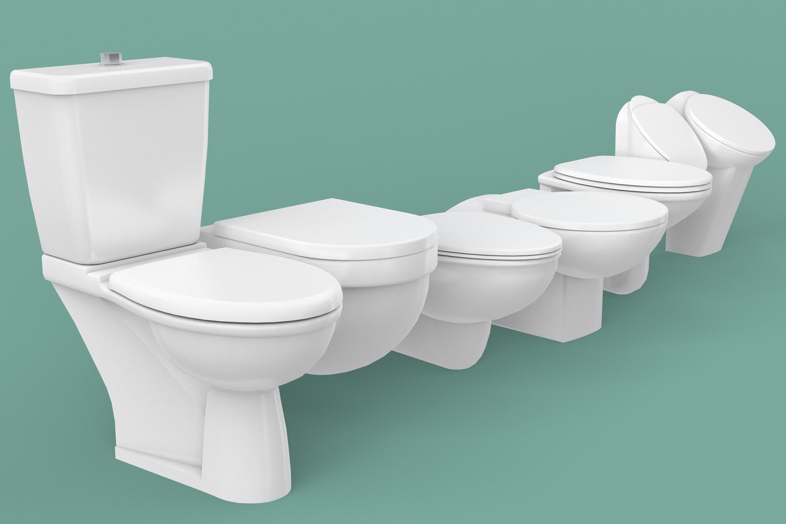 3D Toilet Collection - TurboSquid 2176989