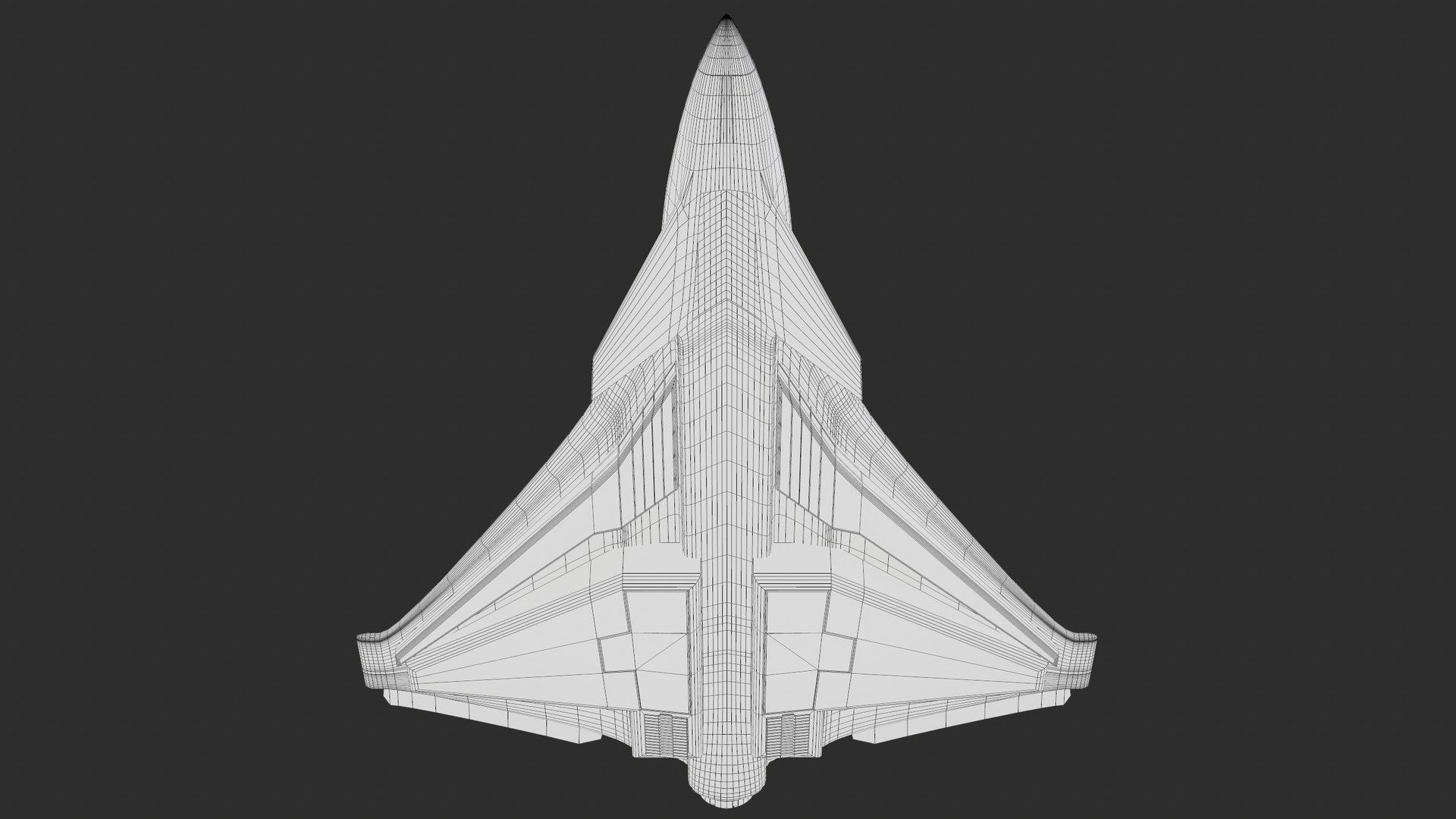 3D model Sci-Fi Futuristic Aircraft Interceptor PBR - TurboSquid 2103379