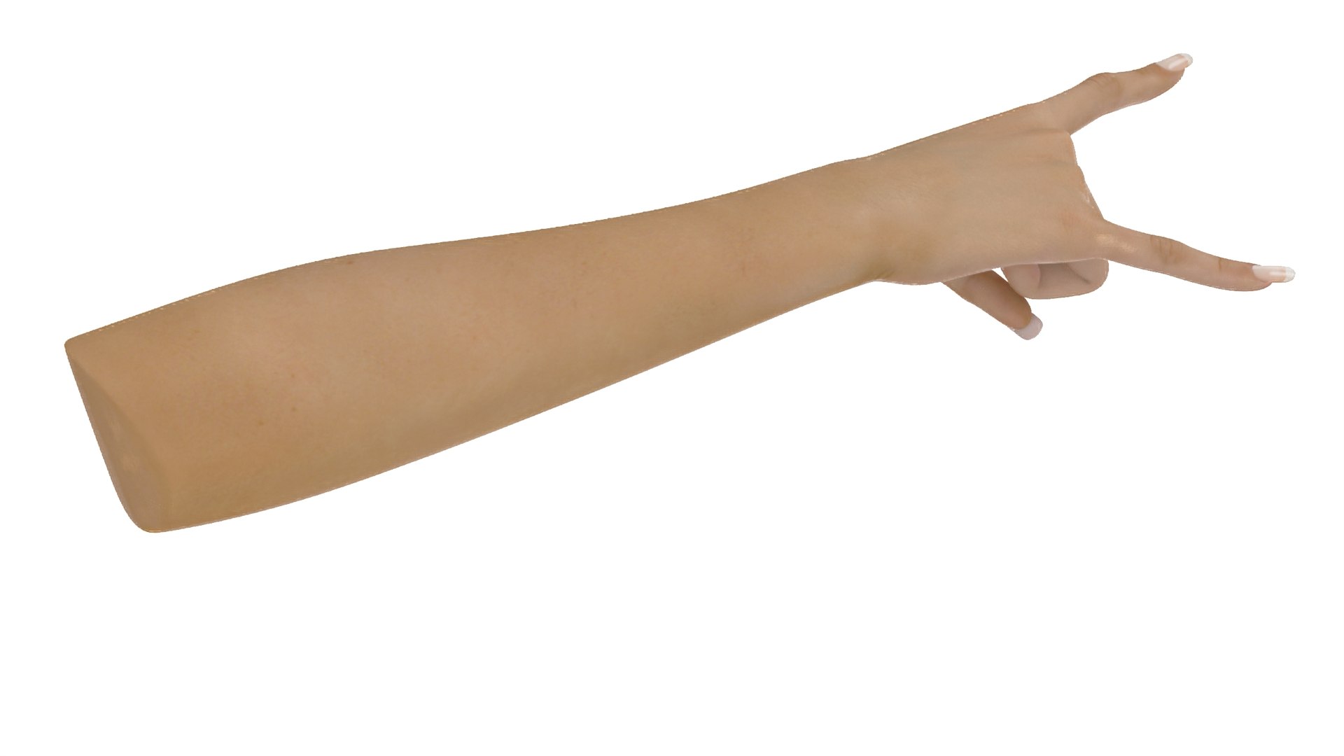 3D Female Hand Heavy Metal Pose Model - TurboSquid 2196974