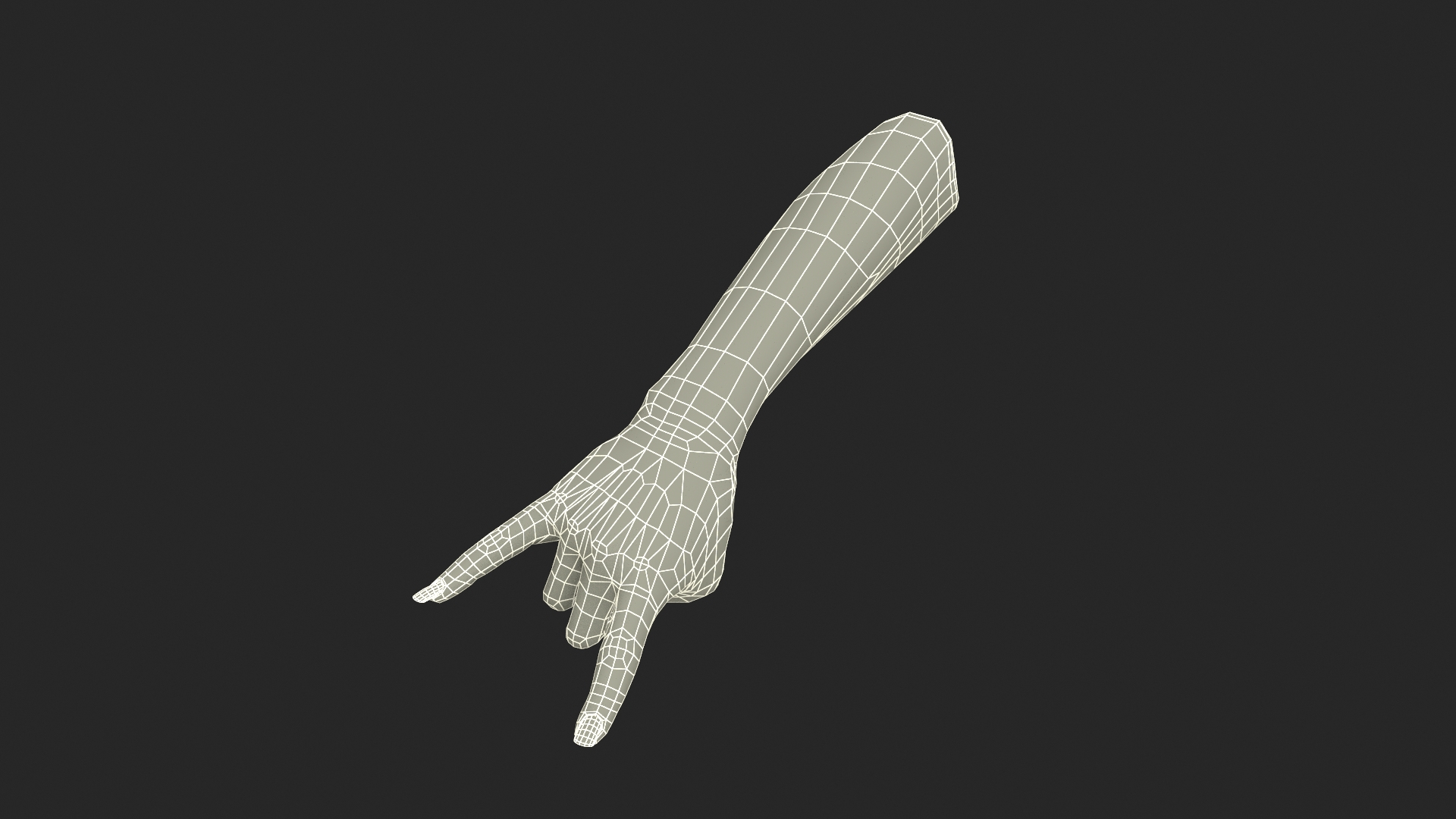 3D Female Hand Heavy Metal Pose Model - TurboSquid 2196974