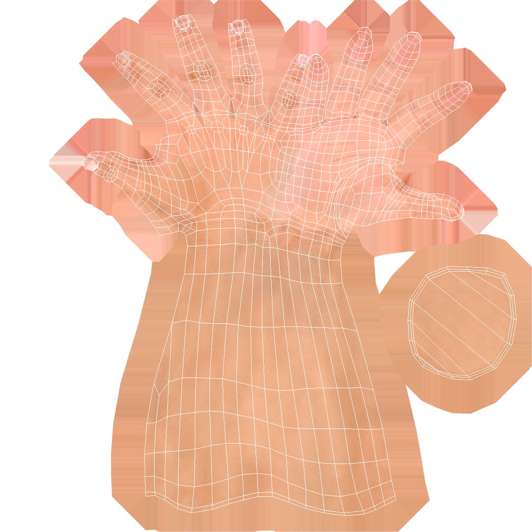 3D Female Hand Heavy Metal Pose Model - TurboSquid 2196974