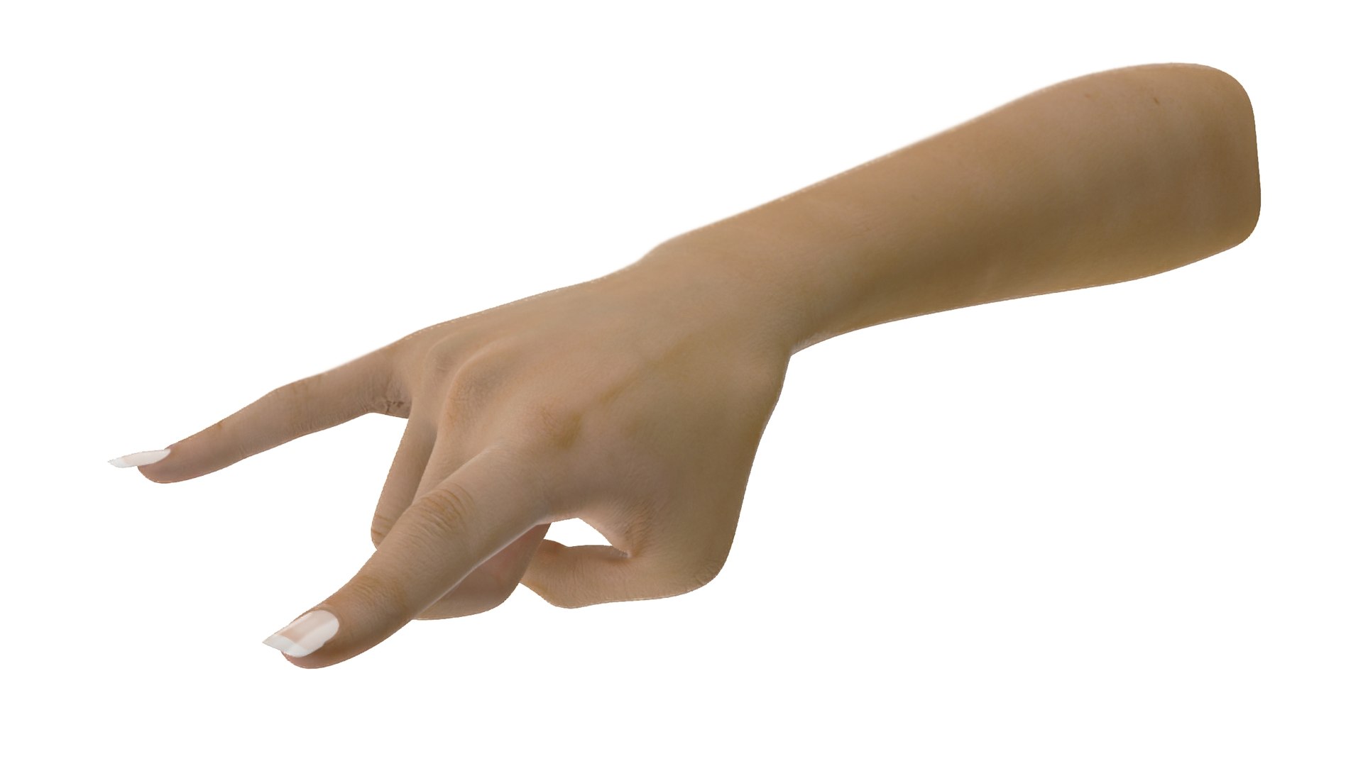 3D Female Hand Heavy Metal Pose Model - TurboSquid 2196974