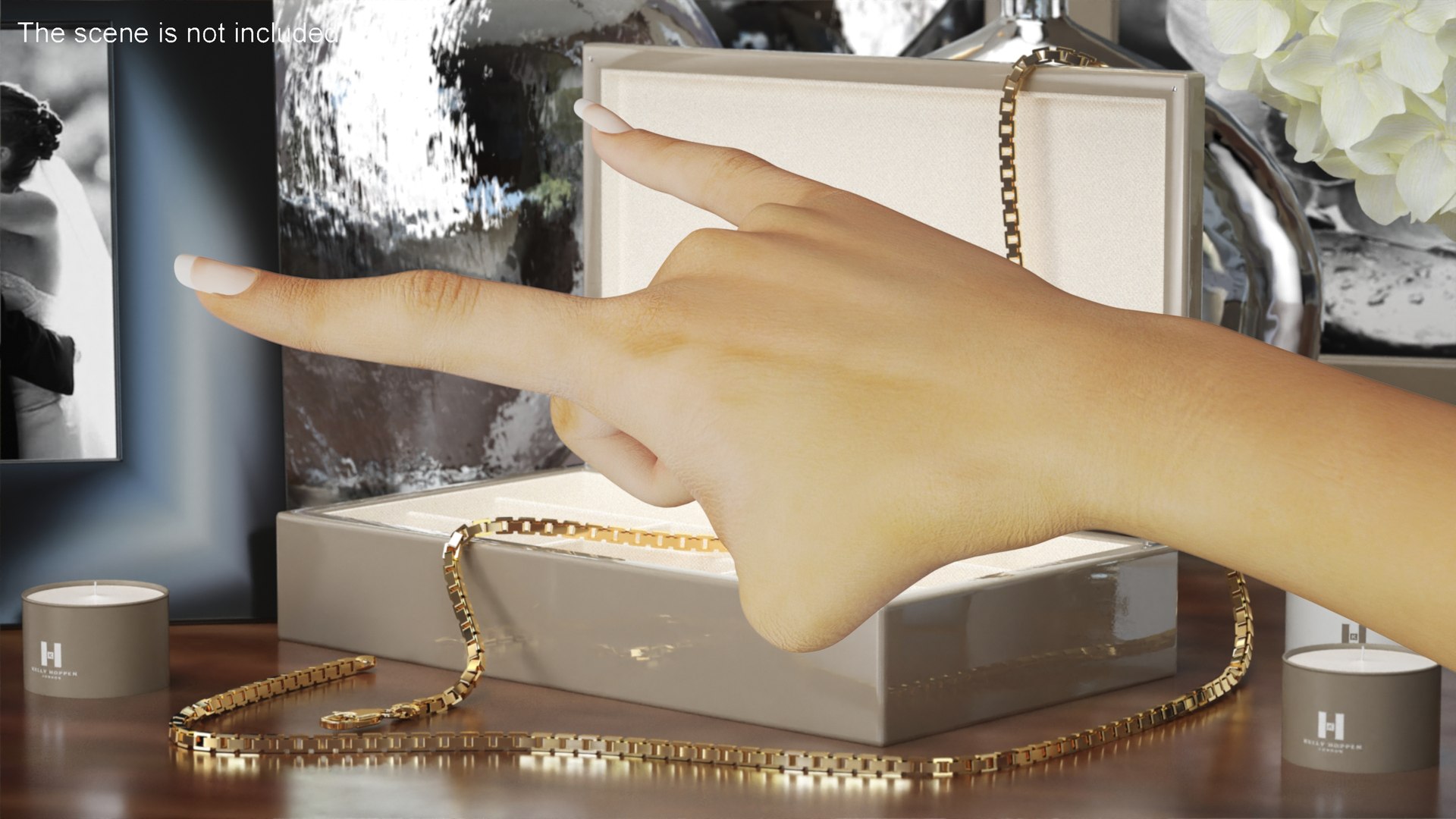 3D Female Hand Heavy Metal Pose Model - TurboSquid 2196974