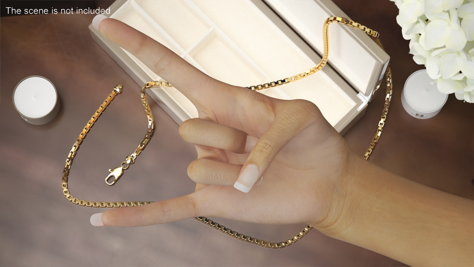 3D Female Hand Heavy Metal Pose Model - TurboSquid 2196974