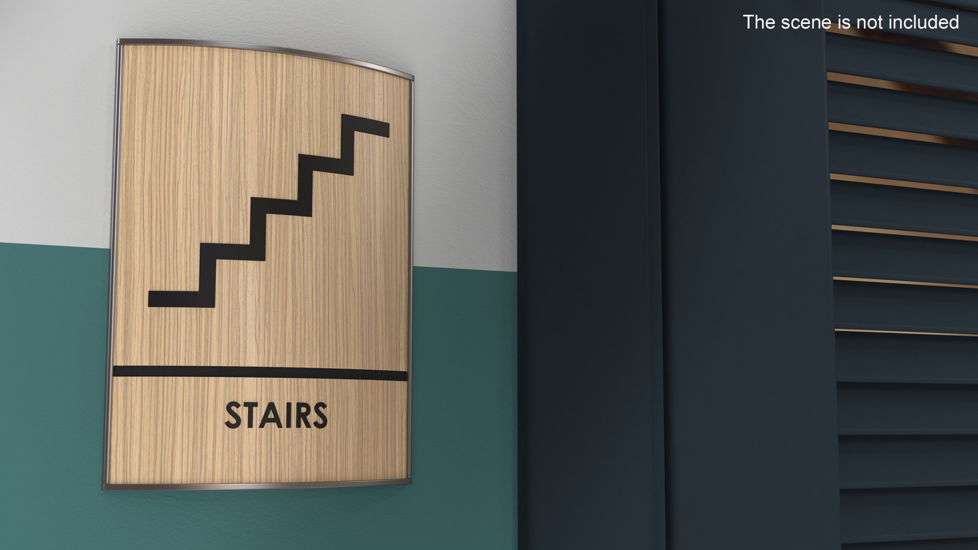 3D Stairs Compliance Sign - TurboSquid 2040328