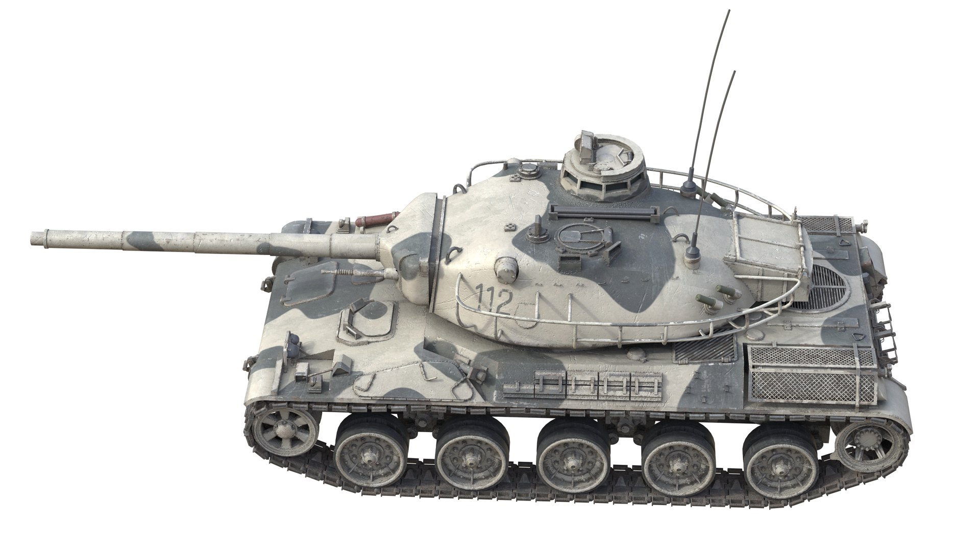 AMX 30 Main Battle Tank Model - TurboSquid 2317538